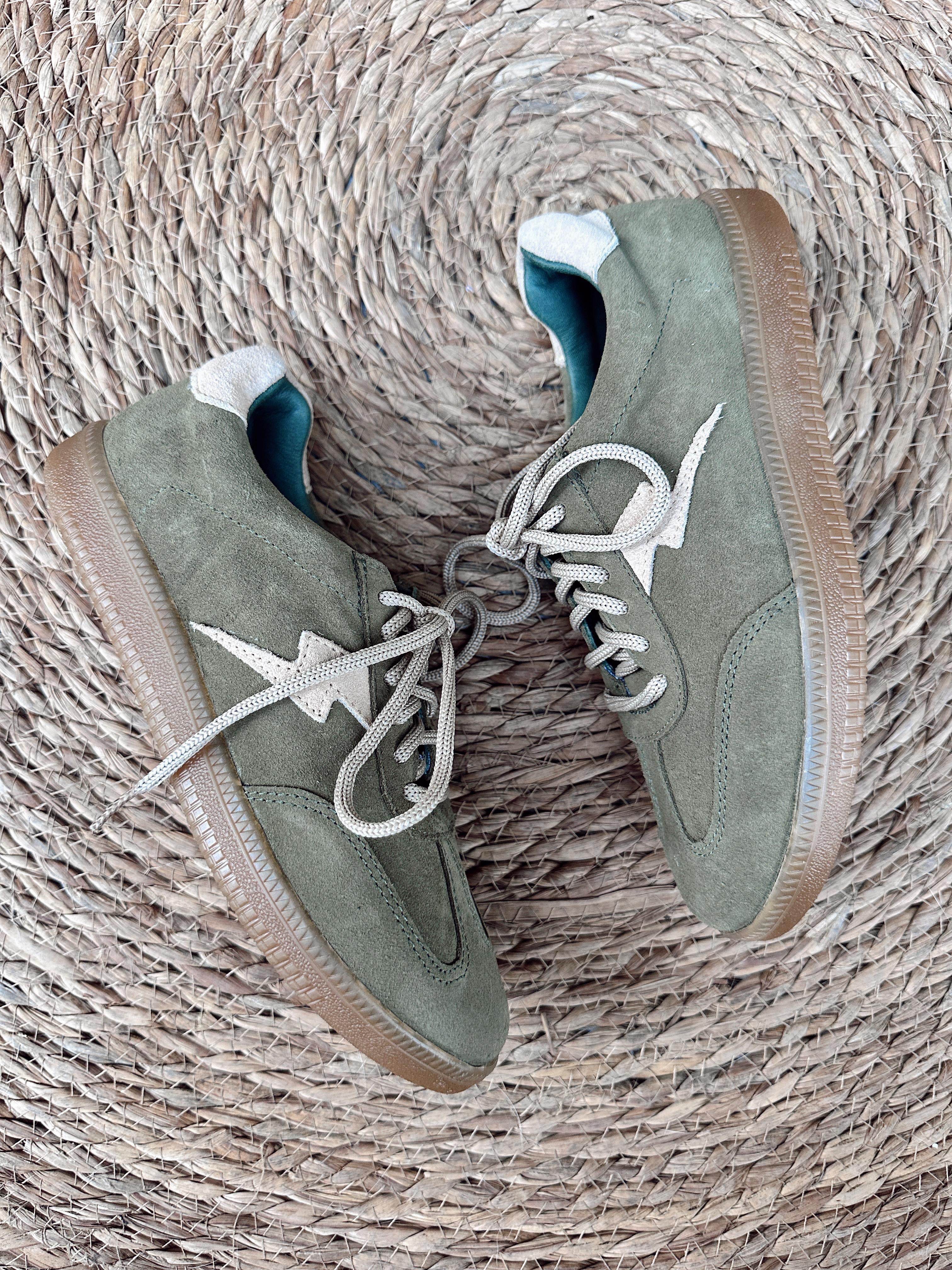 New Zapas Ray ⚡️ Verde Musgo Reno – Renza Shoes